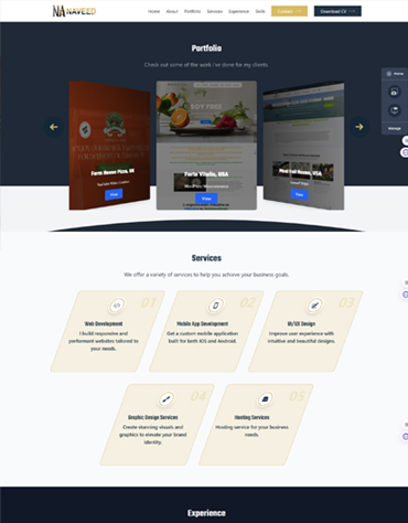 Naveed Ahmed Awan - Portfolio